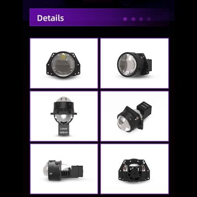 Buy AUTOBAHN F1 Bi LED Laser Projector 120W 24000LM