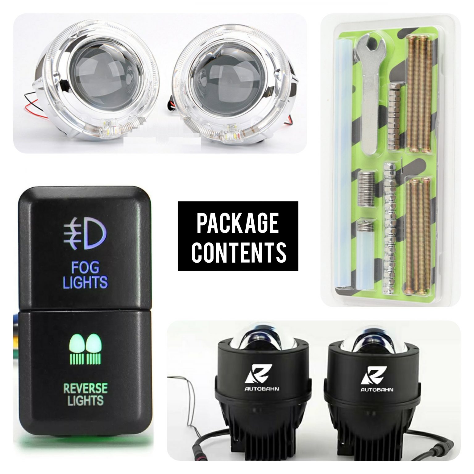 Buy AUTOBAHN F1 Bi LED Laser Projector 120W 24000LM