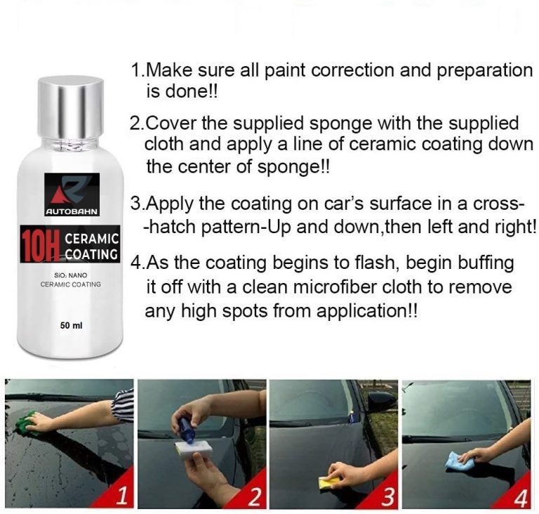 AUTOBAHN 10H Ceramic coating 50ml Car paint protection new