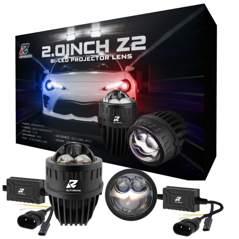 AUTOBAHN 2 inch Bi LED laser Projector Fog 120W Powerful