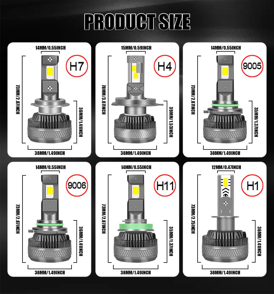 AUTOBAHN Tri Colour LED headlight 140W 24000LM New