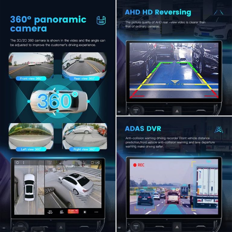 AUTOBAHN Android car stereo with 360 camera 4GB 64GB New