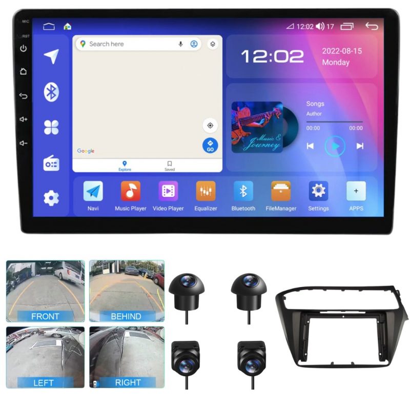 AUTOBAHN Android car stereo with 360 camera 4GB 64GB New