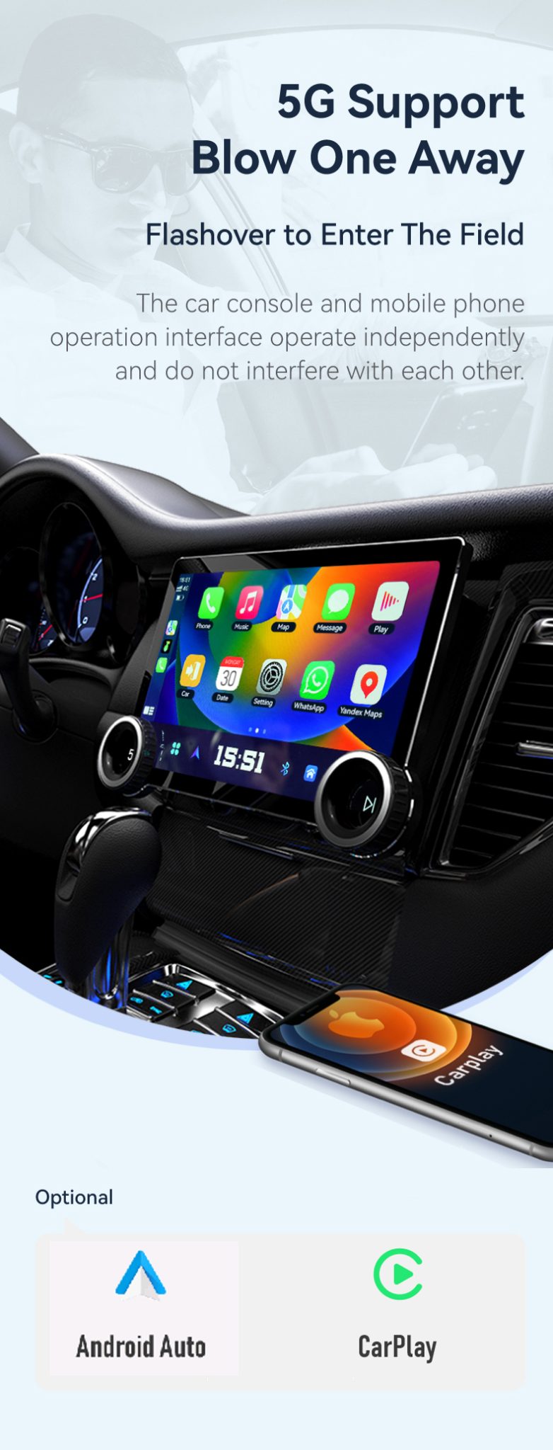 Buy Diamond 2K 4GB 64GB 360 Cam 4G LTE Carplay Android