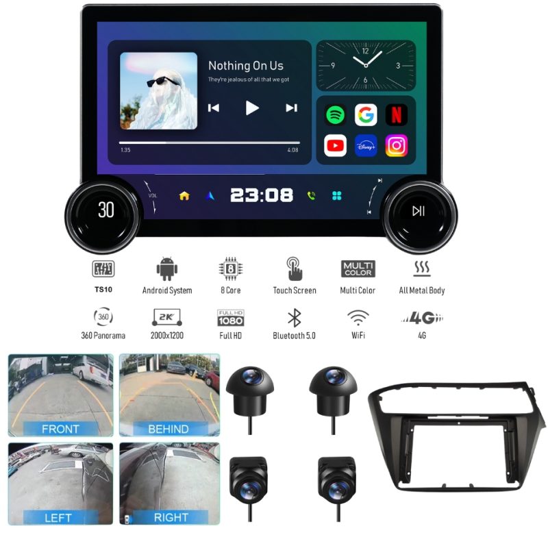 Buy Diamond 2K 4GB 64GB 360 Cam 4G LTE Carplay Android